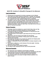 MSF Library – Motorcycle Safety Foundation