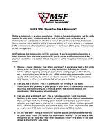 MSF Library – Motorcycle Safety Foundation