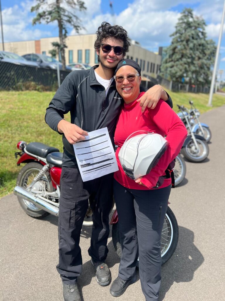 Mother and Son Achieve Their Dreams Together - Motorcycle Safety Foundation